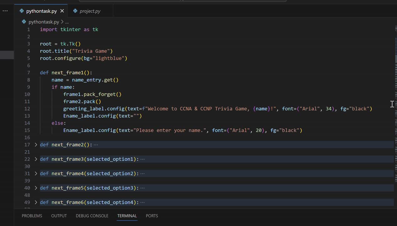 Tigist Samuel on LinkedIn: #python #tkinter #networking #triviagame # ... Tigist Samuel on LinkedIn: #python #tkinter #networking #triviagame # ...