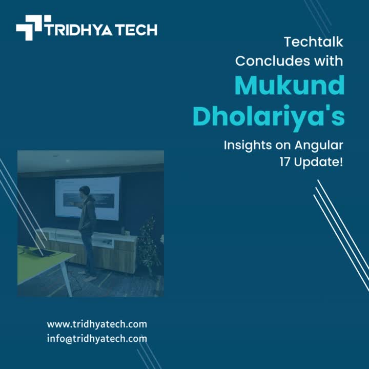 Techtalk: Angular 17 update insights by Mukund Dholariya | Life at ... Techtalk: Angular 17 update insights by Mukund Dholariya | Life at ...