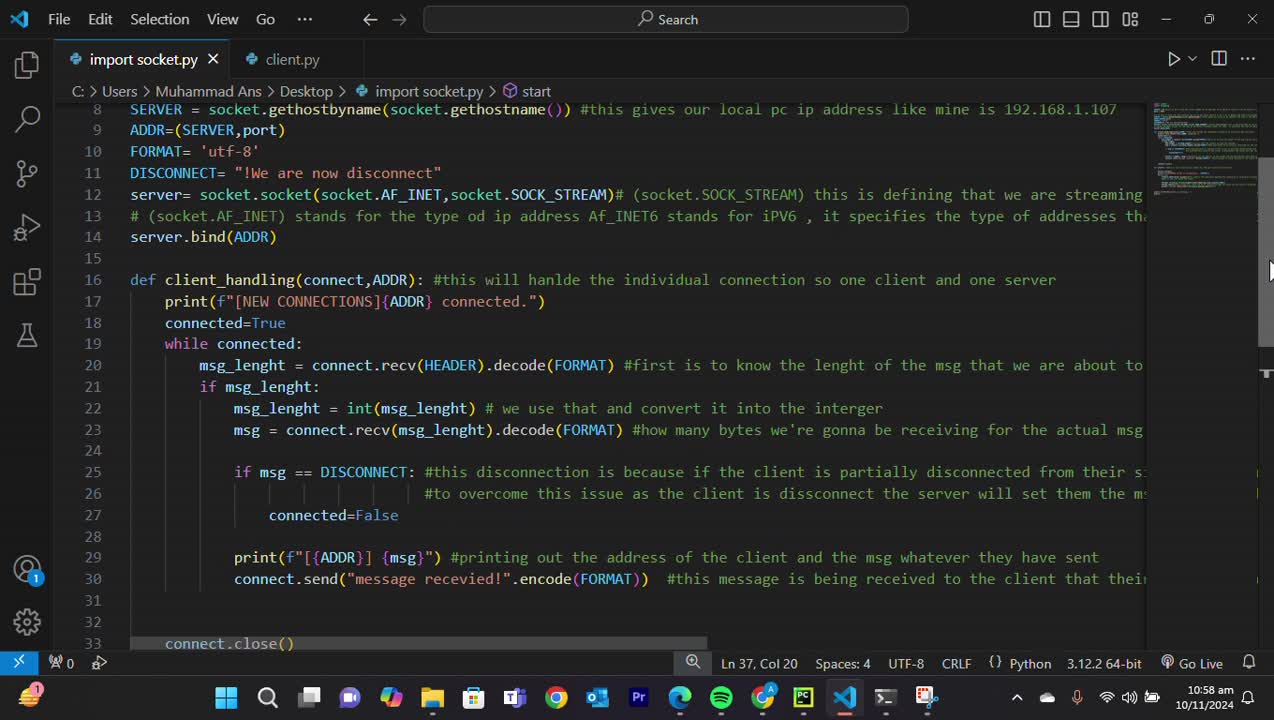 Anoosha Ashraf on LinkedIn: #programming #socketprogramming # ... Anoosha Ashraf on LinkedIn: #programming #socketprogramming # ...
