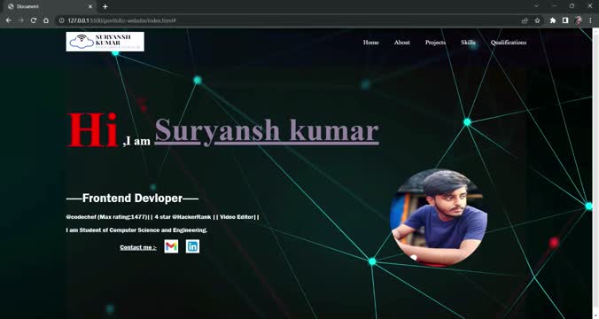 Suryansh Kumar on LinkedIn: #html5 #css3 #cssflexbox #cssanimation #ui ... Suryansh Kumar on LinkedIn: #html5 #css3 #cssflexbox #cssanimation #ui ...