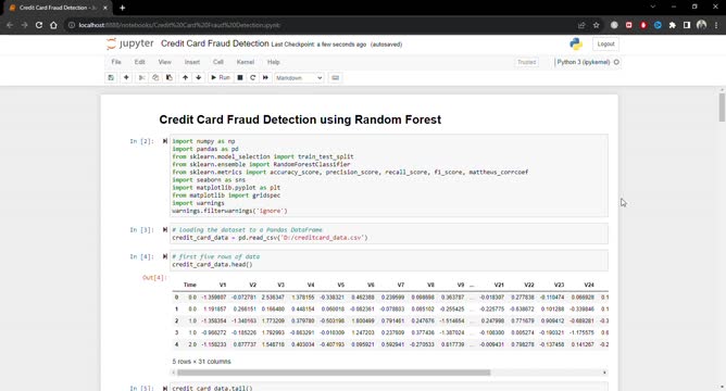 Muhammad Talha Sheikh on LinkedIn: Project: Credit Card Fraud Detection ... Muhammad Talha Sheikh on LinkedIn: Project: Credit Card Fraud Detection ...