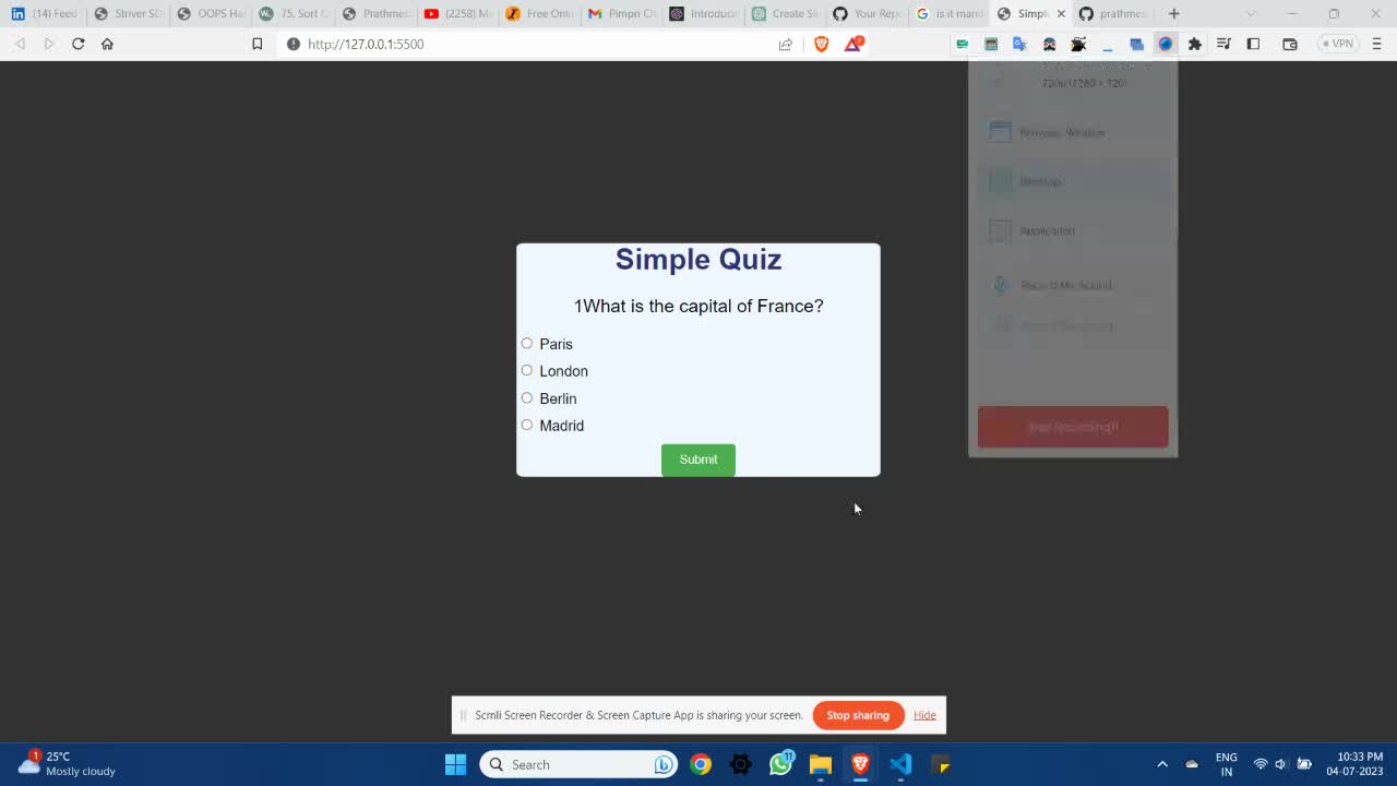Prathmesh Gaikwad on LinkedIn: #html #javascript #css #internship Prathmesh Gaikwad on LinkedIn: #html #javascript #css #internship