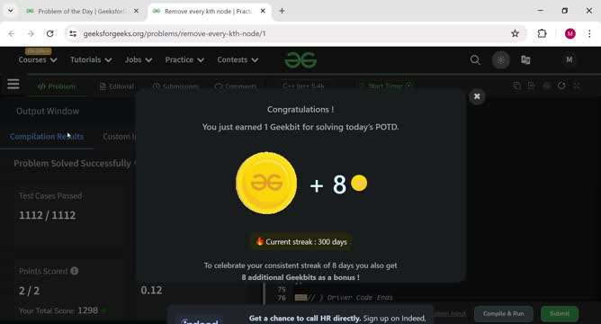Megha Namdeo on LinkedIn: #300daystreak #gfg #coding #dsa Megha Namdeo on LinkedIn: #300daystreak #gfg #coding #dsa