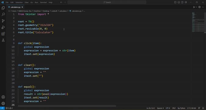 Nikhil Kumar Jha on LinkedIn: #codsoft #internship #pythonprogramming Nikhil Kumar Jha on LinkedIn: #codsoft #internship #pythonprogramming