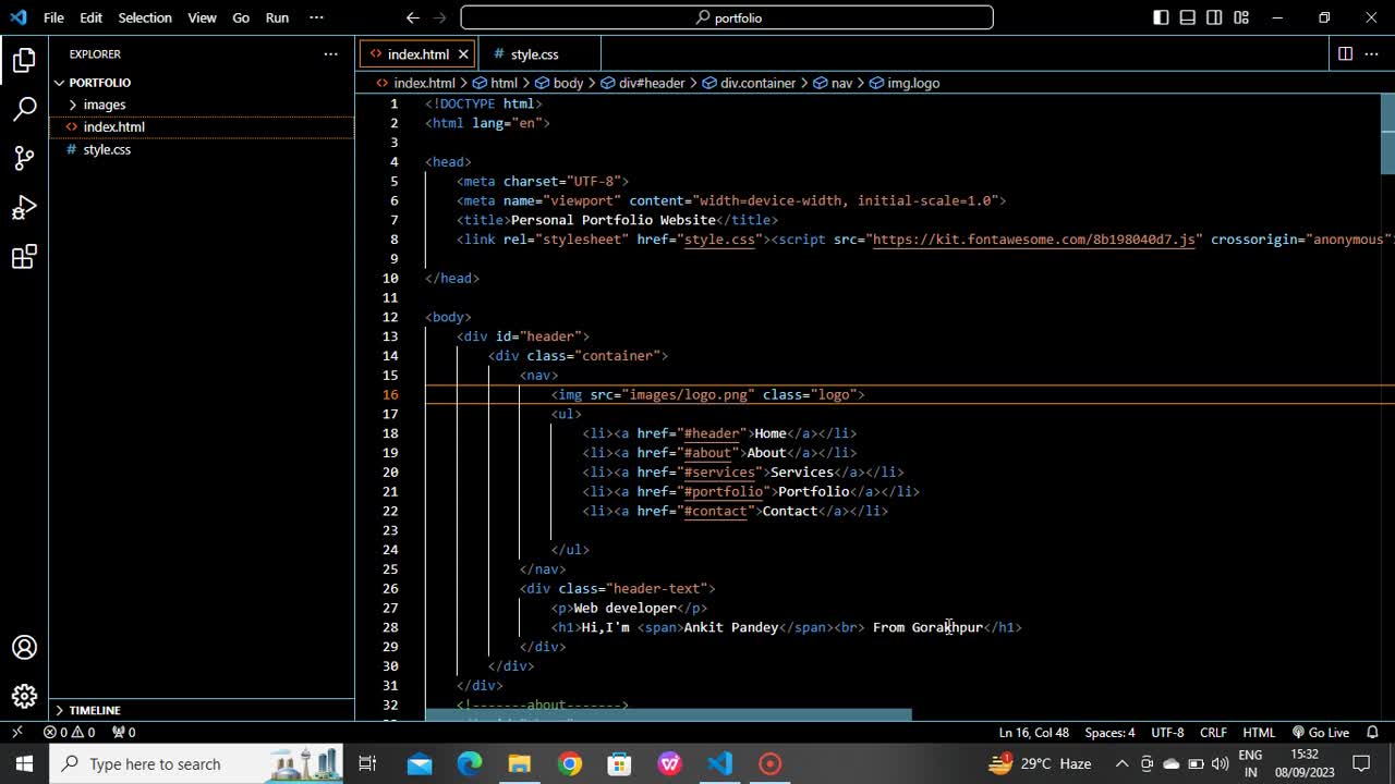 Ankit Pandey on LinkedIn: #bharatinternship #webdevelopment Ankit Pandey on LinkedIn: #bharatinternship #webdevelopment