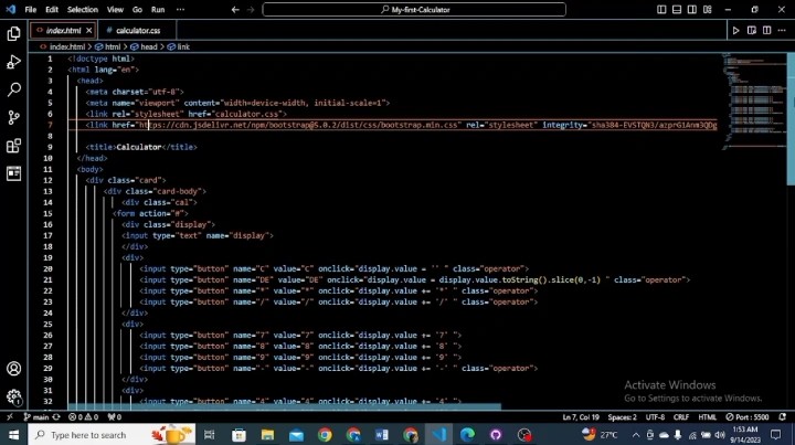 How I built my first calculator using HTML, CSS, Bootstrap | Alishba ... How I built my first calculator using HTML, CSS, Bootstrap | Alishba ...
