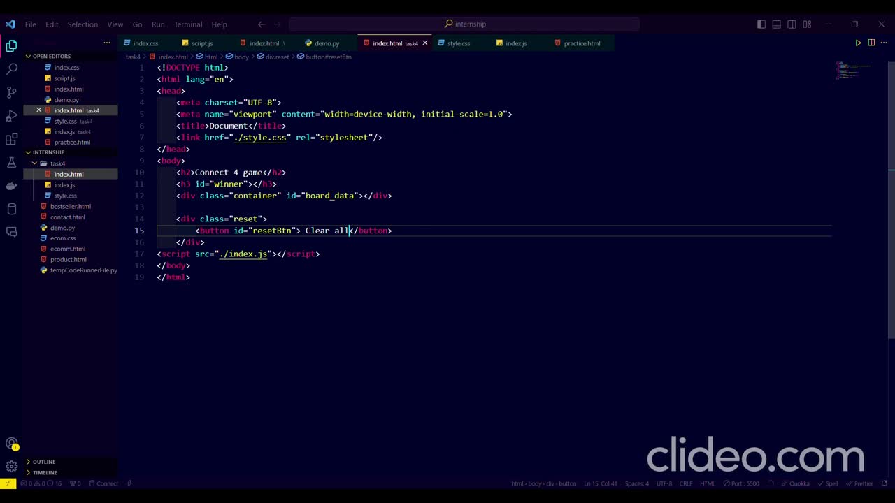 ARUN NISHAD on LinkedIn: #html #css #javascript #internpe #internship ARUN NISHAD on LinkedIn: #html #css #javascript #internpe #internship