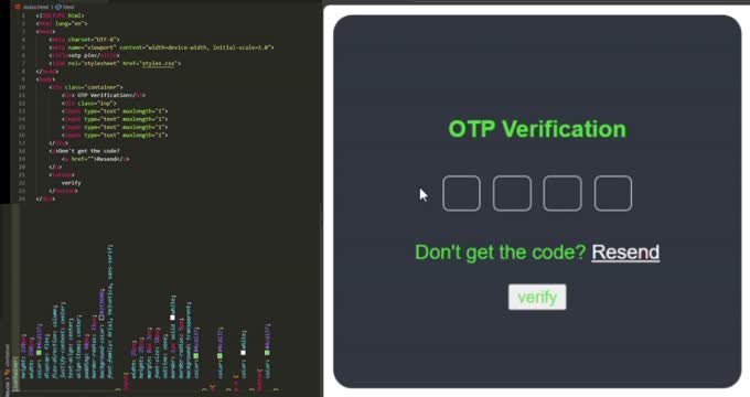 Warisha Turab on LinkedIn: #webdevelopment #html #css #otpverification ... Warisha Turab on LinkedIn: #webdevelopment #html #css #otpverification ...