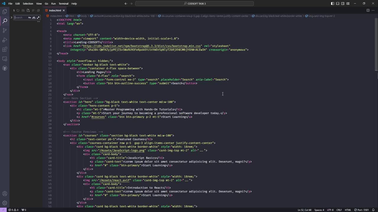 Vishal Suthar on LinkedIn: #html #bootstrapcss #javascript # ... Vishal Suthar on LinkedIn: #html #bootstrapcss #javascript # ...