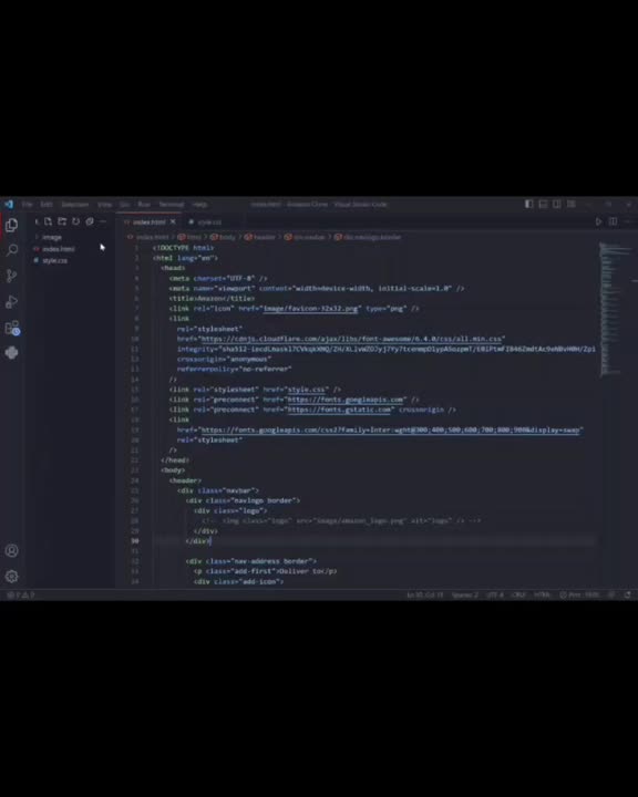 Vivek Yadav on LinkedIn: #webdevelopment #html #css #amazonclone Vivek Yadav on LinkedIn: #webdevelopment #html #css #amazonclone
