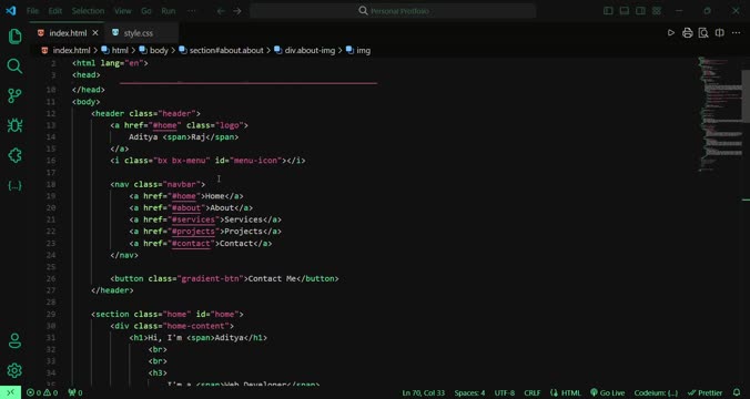 Aditya Raj Prasad on LinkedIn: #html #css #js #intern #internship # ... Aditya Raj Prasad on LinkedIn: #html #css #js #intern #internship # ...