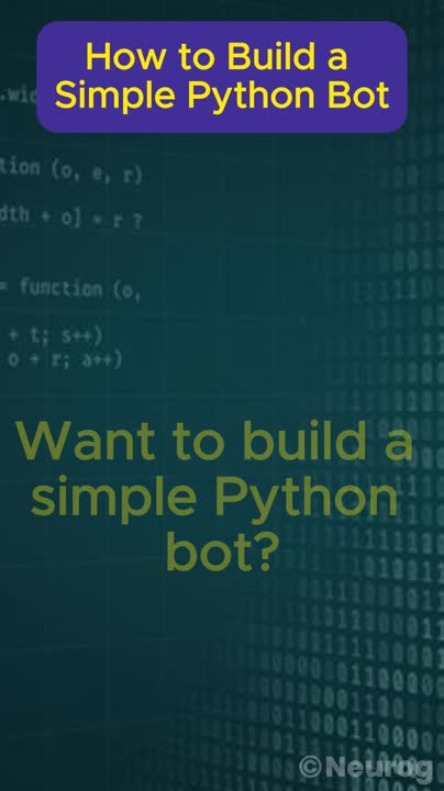NeurogEd on LinkedIn: #python #pythonbot #automation #botbuilding # ... NeurogEd on LinkedIn: #python #pythonbot #automation #botbuilding # ...
