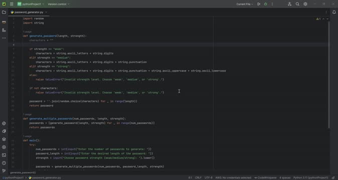 Jay Veer Singh on LinkedIn: #passwordgenerator #python #pythoncoding # ... Jay Veer Singh on LinkedIn: #passwordgenerator #python #pythoncoding # ...