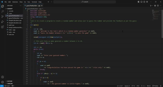 Sujal Malhotra on LinkedIn: #cppinternship #guessthenumber #codingfun # ... Sujal Malhotra on LinkedIn: #cppinternship #guessthenumber #codingfun # ...