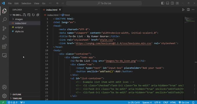Kumar Gourav on LinkedIn: #codsoft #internship #webdevelopment #task2 # ... Kumar Gourav on LinkedIn: #codsoft #internship #webdevelopment #task2 # ...