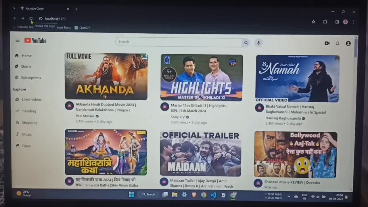 YouTube clone: Akshay Saini teaches React js | Apurva Gaurav posted on ... YouTube clone: Akshay Saini teaches React js | Apurva Gaurav posted on ...