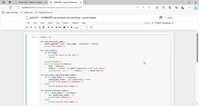 Completed a task for CodSoft's To-Do List application | Marium Salman ... Completed a task for CodSoft's To-Do List application | Marium Salman ...
