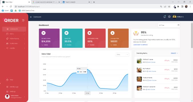Eslam zaki على LinkedIn: #reactjs #node #chart #dashboard #javascript Eslam zaki على LinkedIn: #reactjs #node #chart #dashboard #javascript