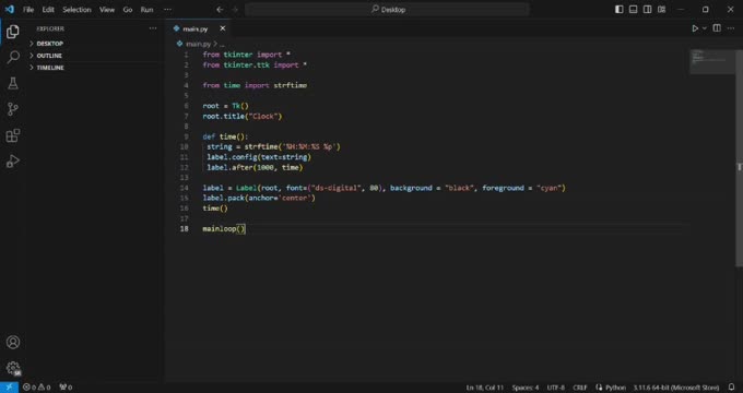 Completed a digital clock project with Python | Sruthi Kishore posted ... Completed a digital clock project with Python | Sruthi Kishore posted ...
