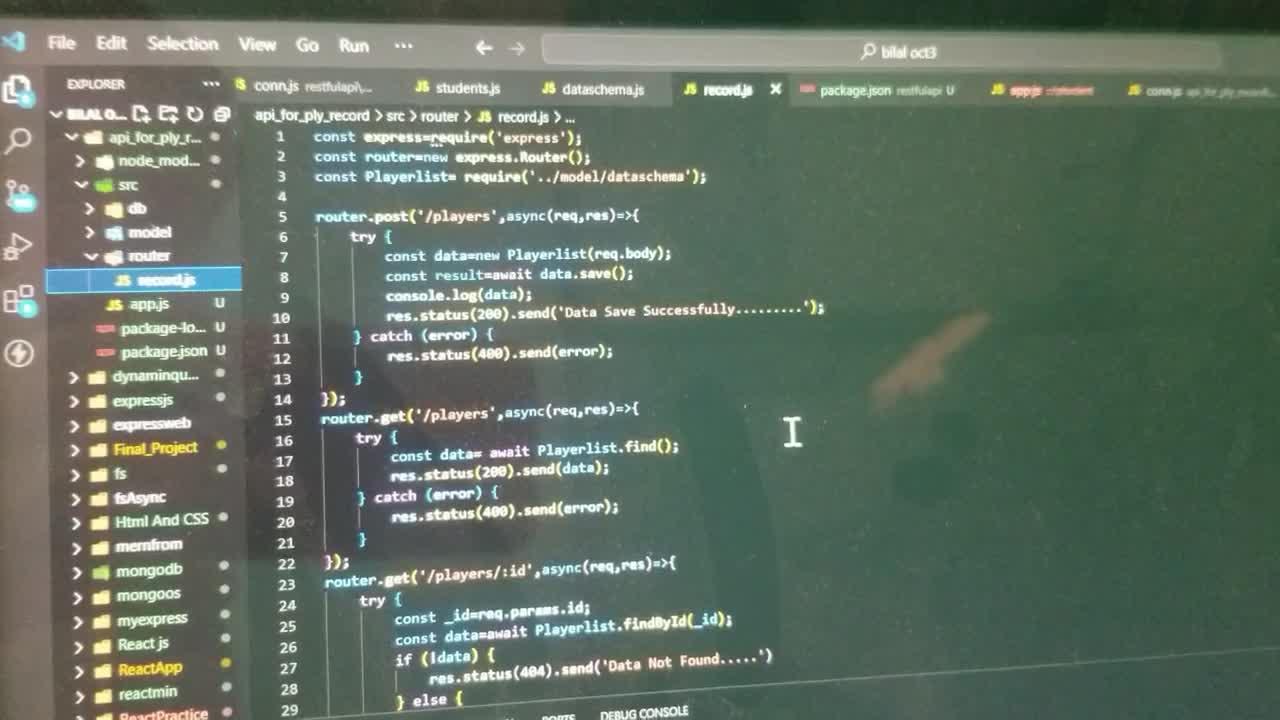 Muhammad Bilal Qamar on LinkedIn: #restapi #nodejs #developer Muhammad Bilal Qamar on LinkedIn: #restapi #nodejs #developer