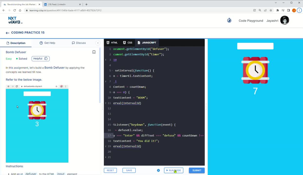 Jayashri Bhosale on LinkedIn: #javascript #javascript #coding # ... Jayashri Bhosale on LinkedIn: #javascript #javascript #coding # ...