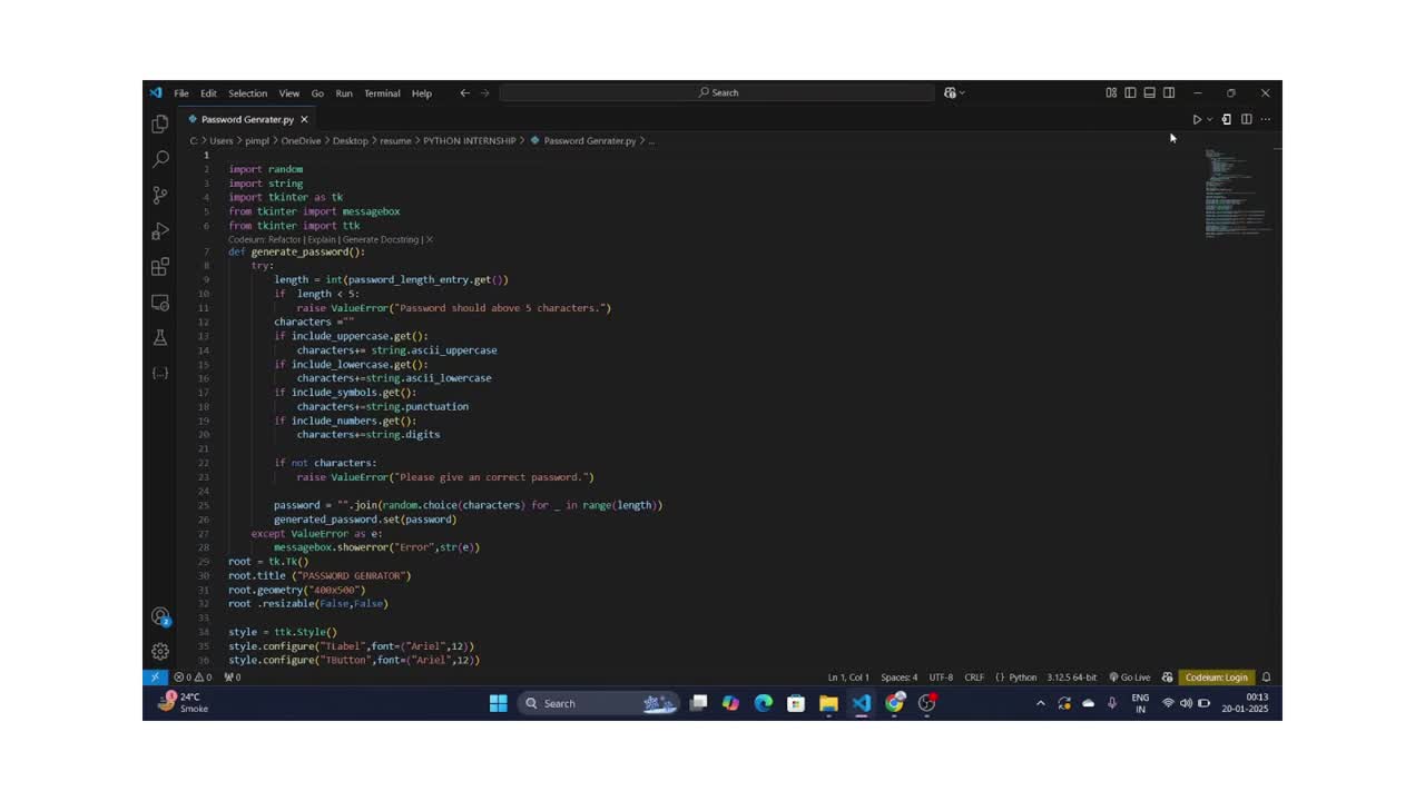 Maitree Pimple on LinkedIn: #python #codsoft #internship # ... Maitree Pimple on LinkedIn: #python #codsoft #internship # ...
