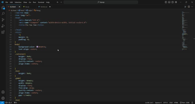 Omkar Phapal on LinkedIn: #tic_tac_toe #html #css #javascript Omkar Phapal on LinkedIn: #tic_tac_toe #html #css #javascript