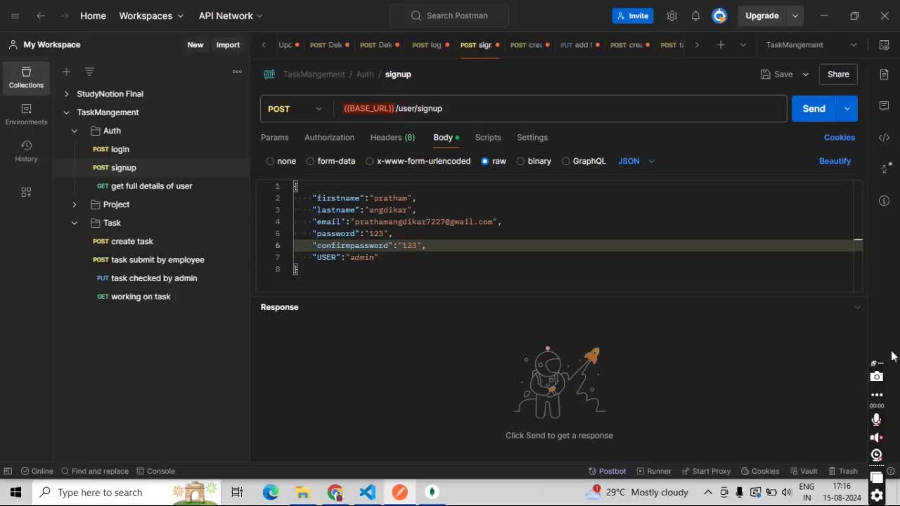 Pratham Angdikar on LinkedIn: #day6 #mern #coding #nodejs #postman # ... Pratham Angdikar on LinkedIn: #day6 #mern #coding #nodejs #postman # ...