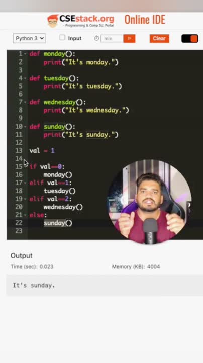Aniruddha Chaudhari 🐍 on LinkedIn: #learnpython #pythoncode #csestack Aniruddha Chaudhari 🐍 on LinkedIn: #learnpython #pythoncode #csestack