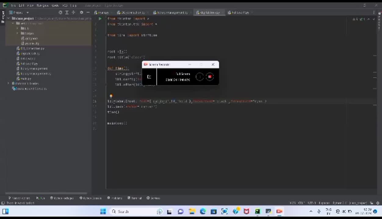 Garima Vyas on LinkedIn: Digital cloc'k using python Garima Vyas on LinkedIn: Digital cloc'k using python