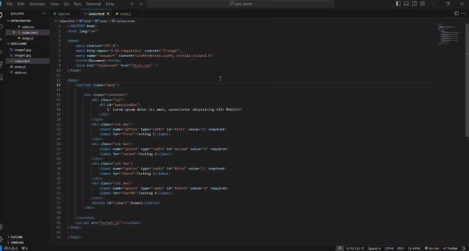 Launching a quiz game using HTML, CSS, and JavaScript | Suhana Kumari ... Launching a quiz game using HTML, CSS, and JavaScript | Suhana Kumari ...