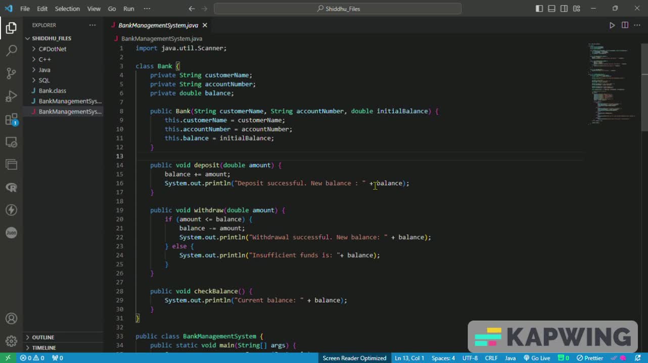 SHUDDHODHAN SURWADE on LinkedIn: #java #programming #banking # ... SHUDDHODHAN SURWADE on LinkedIn: #java #programming #banking # ...