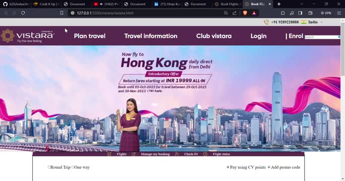 Utsav Kumar on LinkedIn: #html #css #webdevelopment #vistara #airline # ... Utsav Kumar on LinkedIn: #html #css #webdevelopment #vistara #airline # ...