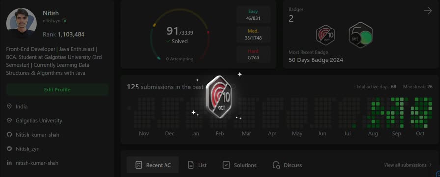Nitish kumar on LinkedIn: #dsa #leetcode #leetcodechallenge # ... Nitish kumar on LinkedIn: #dsa #leetcode #leetcodechallenge # ...