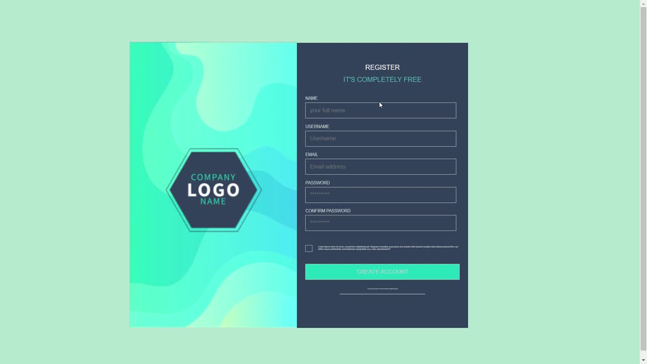 Designing a new registration form with Dark UI | Mohammad Rammal posted ... Designing a new registration form with Dark UI | Mohammad Rammal posted ...