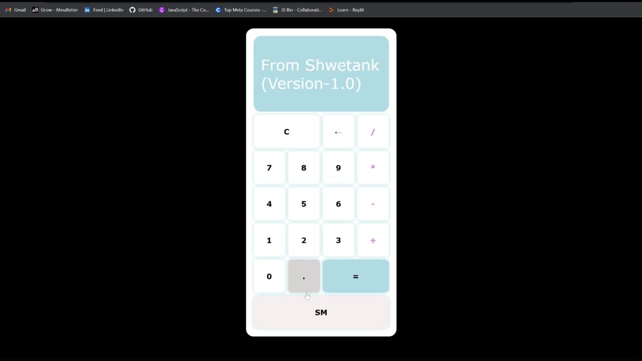 #webdevelopment #calculatorapp #javascript #html #css #codingjourney ... #webdevelopment #calculatorapp #javascript #html #css #codingjourney ...
