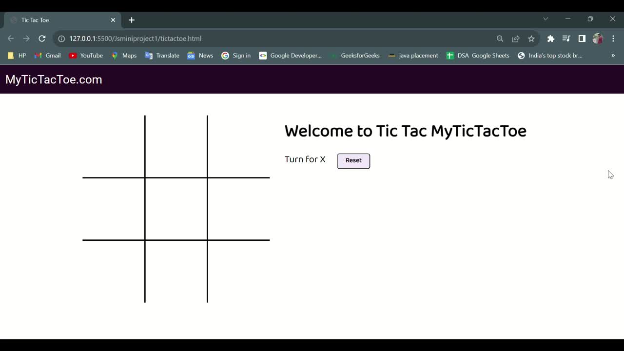 Hardik Singh on LinkedIn: #webdevelopment #tictactoe Hardik Singh on LinkedIn: #webdevelopment #tictactoe
