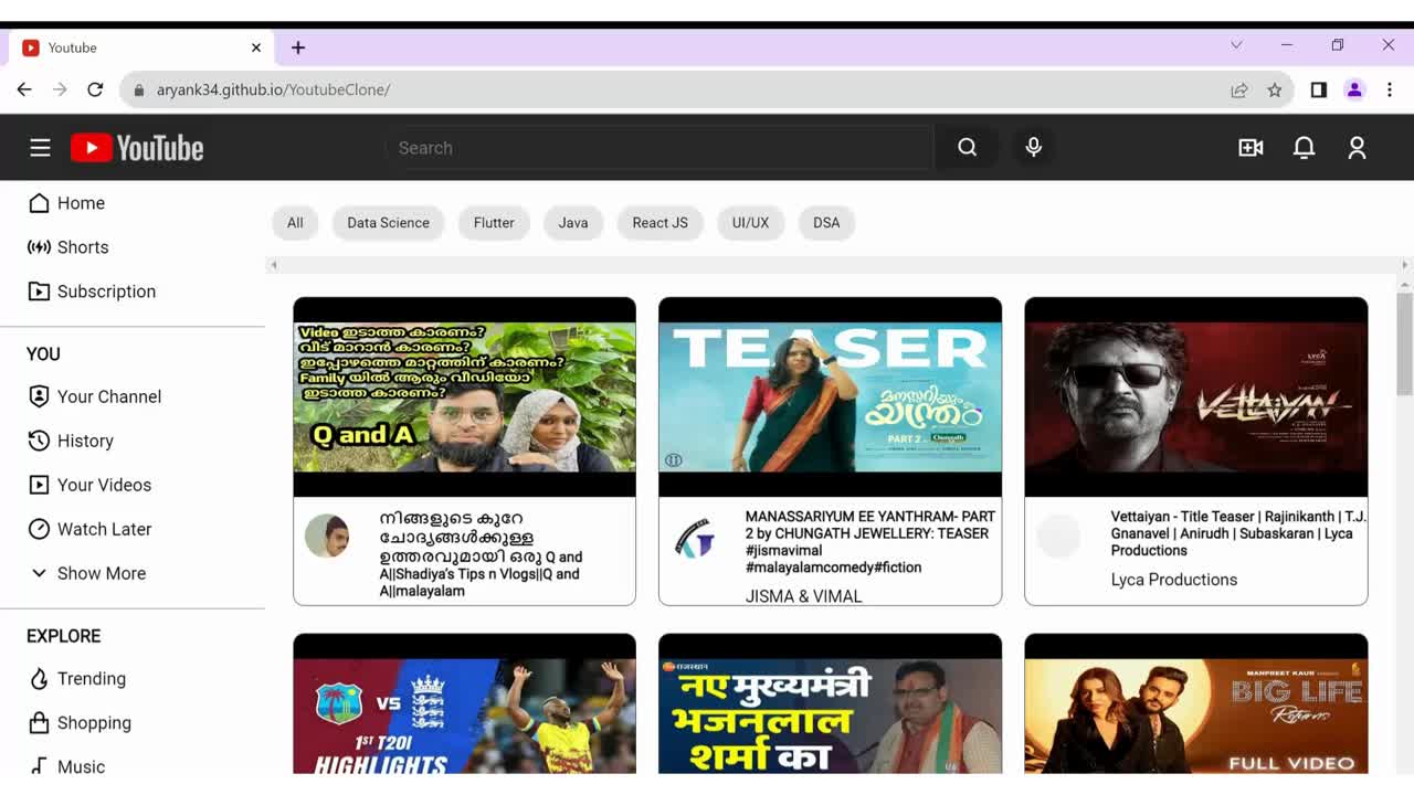 Aryan Ajay Kumar on LinkedIn: #youtubeclone #html #css #javascript # ... Aryan Ajay Kumar on LinkedIn: #youtubeclone #html #css #javascript # ...