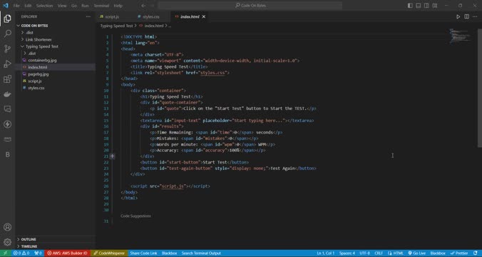 Sayantan Chakraborty on LinkedIn: #codesonbytes #webdev #virtualinternship Sayantan Chakraborty on LinkedIn: #codesonbytes #webdev #virtualinternship