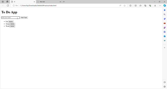 Diya Tahliyani on LinkedIn: Made a ToDo App using HTML and Javascript Diya Tahliyani on LinkedIn: Made a ToDo App using HTML and Javascript
