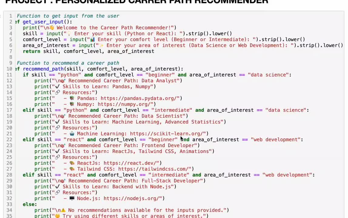 #pythonforbeginners #learnpython #codingjourney #careerpath⦠| Om Savani #pythonforbeginners #learnpython #codingjourney #careerpath⦠| Om Savani