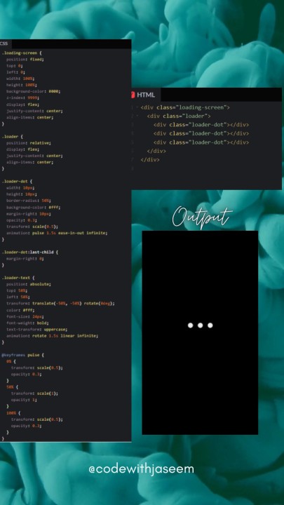 Jaseemuddin Naseem on LinkedIn: #html #css #javascript #frontend Jaseemuddin Naseem on LinkedIn: #html #css #javascript #frontend