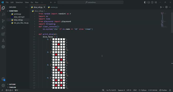Arpit Sharma on LinkedIn: #python #programming #diceroller #projects # ... Arpit Sharma on LinkedIn: #python #programming #diceroller #projects # ...