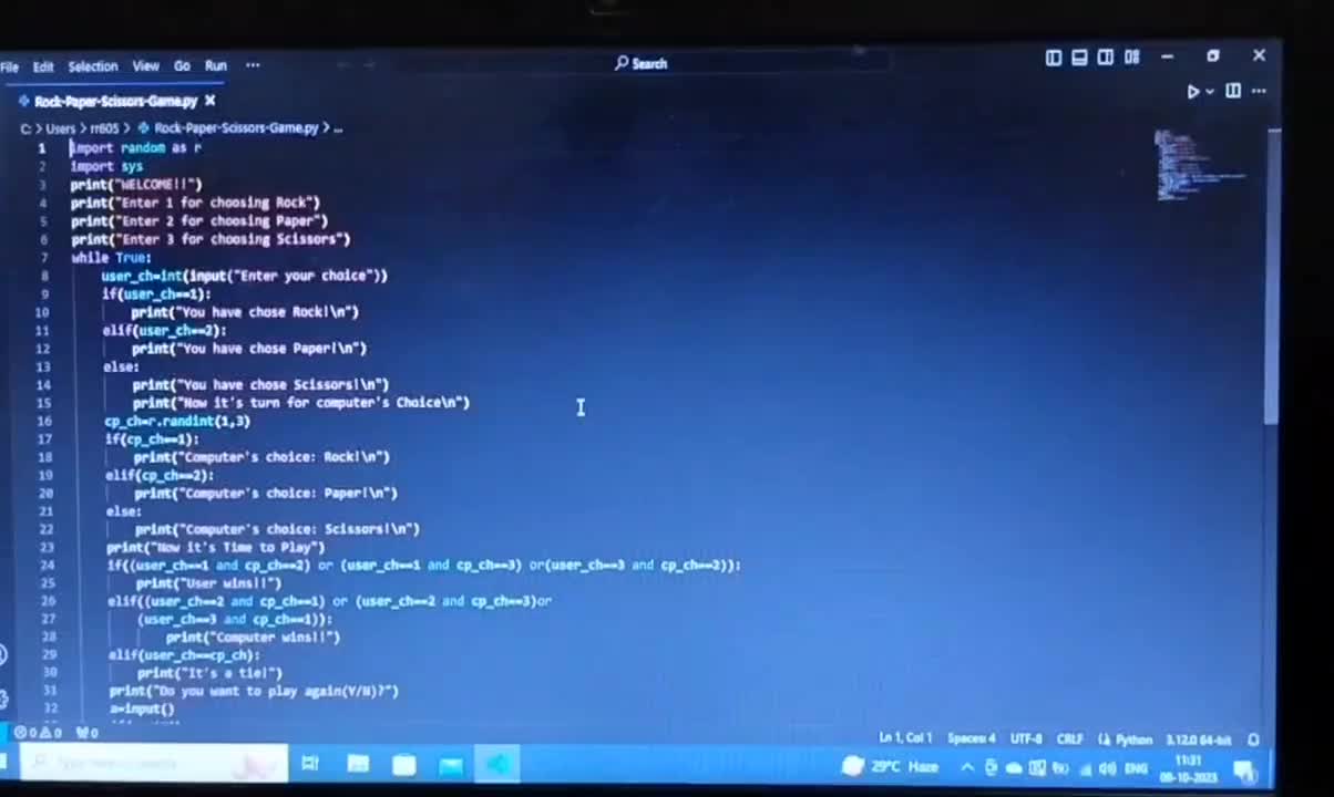 Anshul Namdev on LinkedIn: #python #codsoft Anshul Namdev on LinkedIn: #python #codsoft