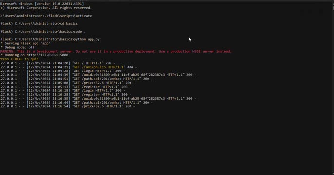 Sai Venkat on LinkedIn: #codegnan #coding #python #framework #flask Sai Venkat on LinkedIn: #codegnan #coding #python #framework #flask