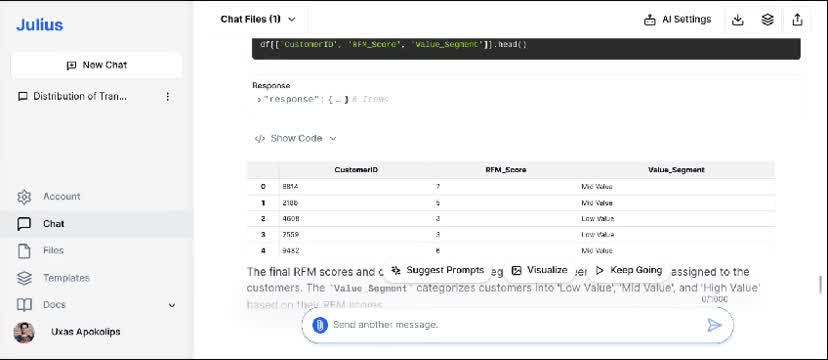 Julius AI: No code tool for data science | Mahad Ahmad posted on the ... Julius AI: No code tool for data science | Mahad Ahmad posted on the ...