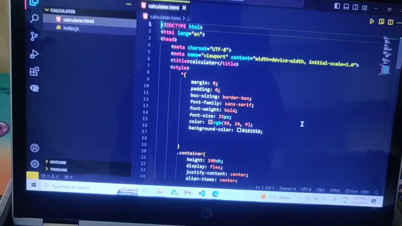 Kamini pal on LinkedIn: A mini project (calculator) with html CSS ... Kamini pal on LinkedIn: A mini project (calculator) with html CSS ...