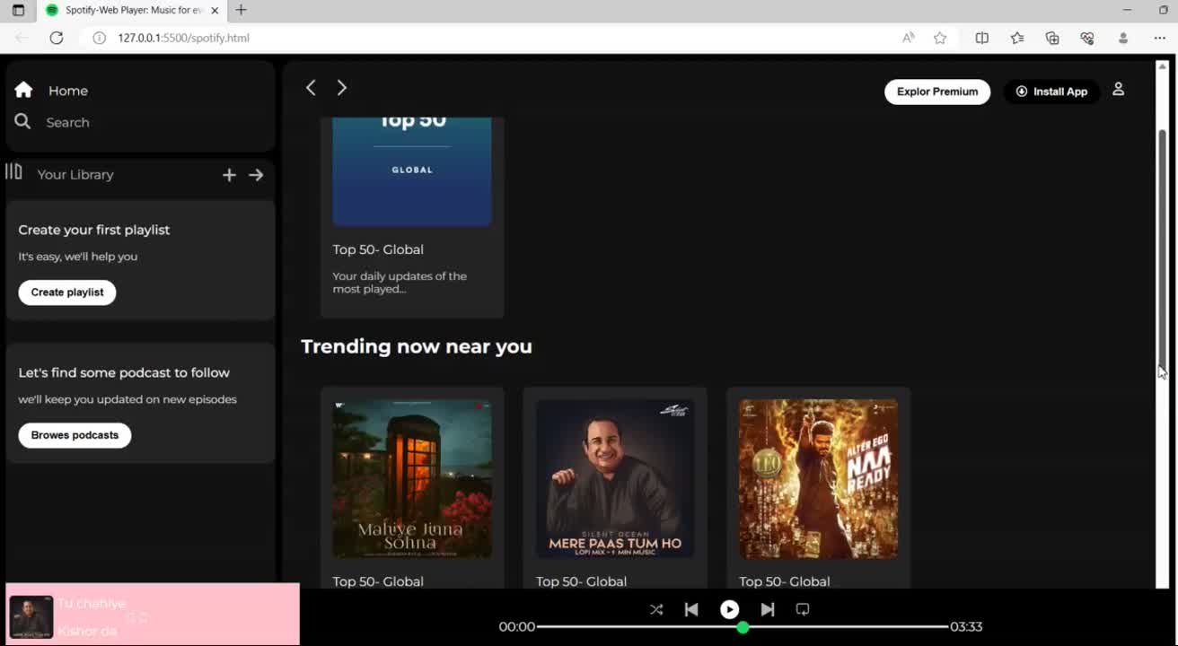 Sweta Gupta on LinkedIn: #webdevelopment #html #css #spotifyclone Sweta Gupta on LinkedIn: #webdevelopment #html #css #spotifyclone