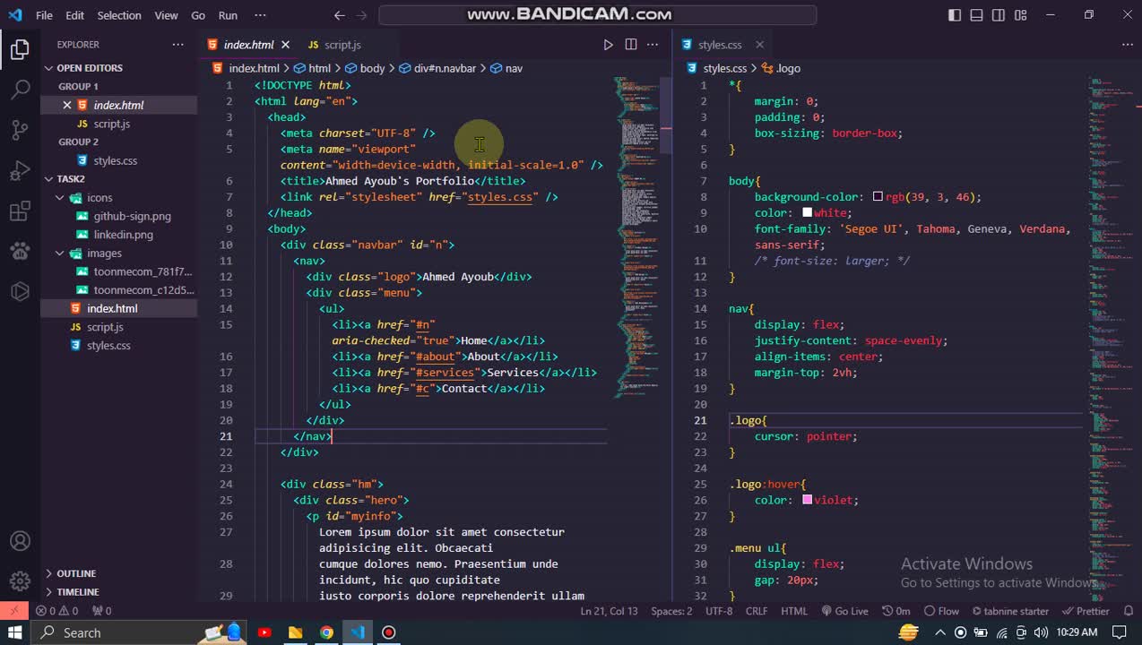 #webdevelopment #html #css #javascript #portfoliowebsite #growintern ... #webdevelopment #html #css #javascript #portfoliowebsite #growintern ...