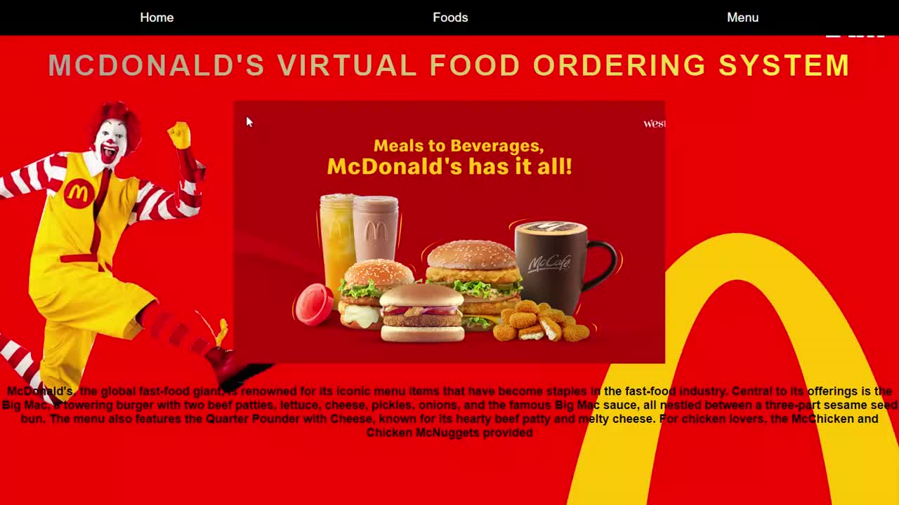 Created a mouthwatering McDonald's page | Anivesh Singh posted on the ... Created a mouthwatering McDonald's page | Anivesh Singh posted on the ...